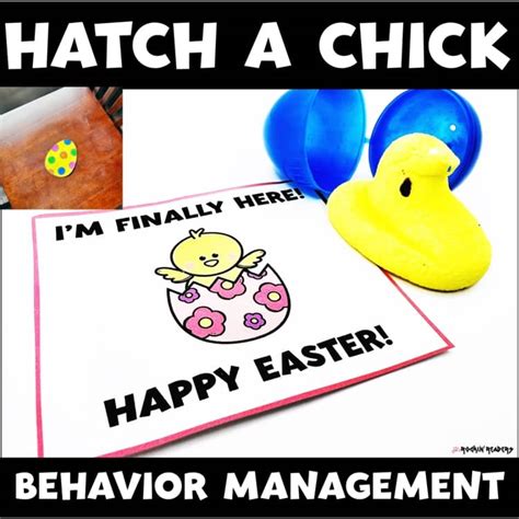 Spring Behavior Management Easter Hatch A Chick Countdown And Stem