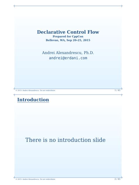 declarative control flow andrei alexandrescu cppcon 2015 pdf
