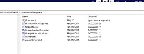 Gpo To Disable Automatic Updates Office365 Is In Registry But Office
