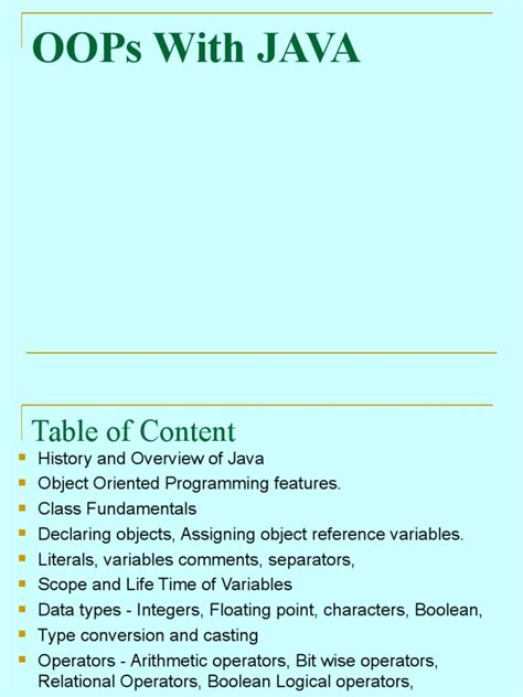 Java 1 Pdf Java Virtual Machine Data Type
