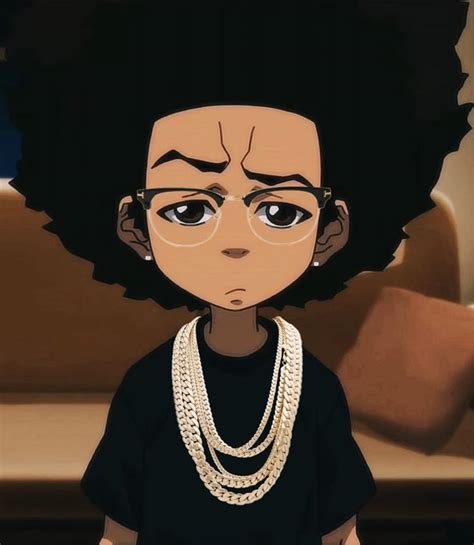Huey Boondocks Sorrindo