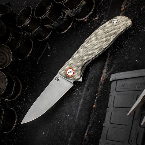 Shirogorov Model F3 Flipper 3875 Cronidur 30 Evo Drop Point Blade