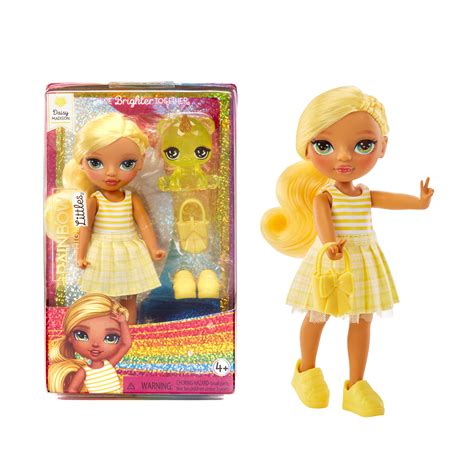 Rainbow High Littles Daisy Madison Yellow 55 Posable Small Doll