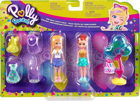 Polly Pocket Fab Bday Party Pack Mini Figure Play Set Mattel Toys Toywiz