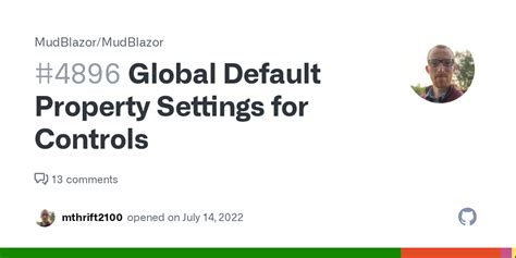 Global Default Property Settings For Controls · Issue 4896 · Mudblazor