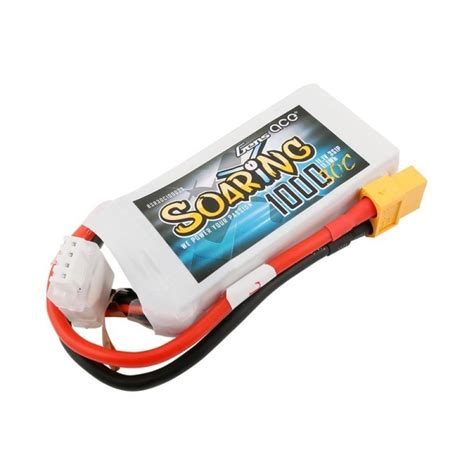 Rc Aircraft Propulsion Batteries Gensace Soaring Lipo 3s 11 1v 1000mah 30c Socket Xt60 Flash Rc