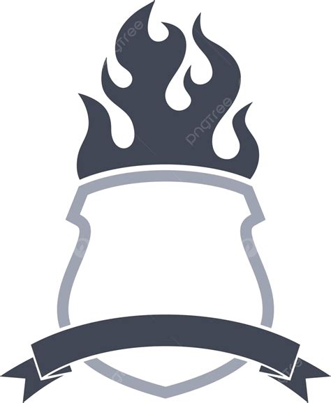 Firefighter Shield Template Fire Shield Logo Design Template Royalty