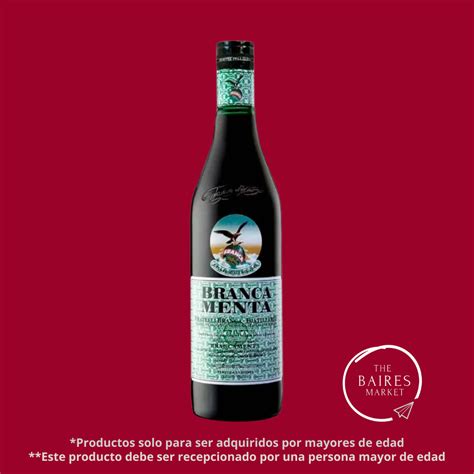 Fernet Branca Menta 750ml The Baires Market