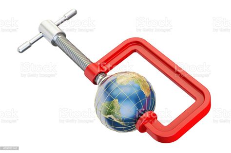 클램프 3d 렌더링에 고립 된 흰색 배경에서에서 지구 지구 3차원 형태에 대한 스톡 사진 및 기타 이미지 3차원 형태