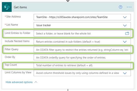 Power Automate Get Sharepoint List Items Filter Query Printable Online