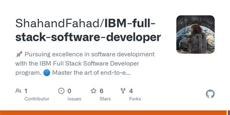 GitHub ShahandFahad IBM Full Stack Software Developer Pursuing Excellence In Software