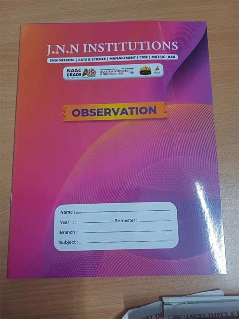 Pvc Cover Perfect Bound Writing School Notebook Size A4 At ₹ 65piece