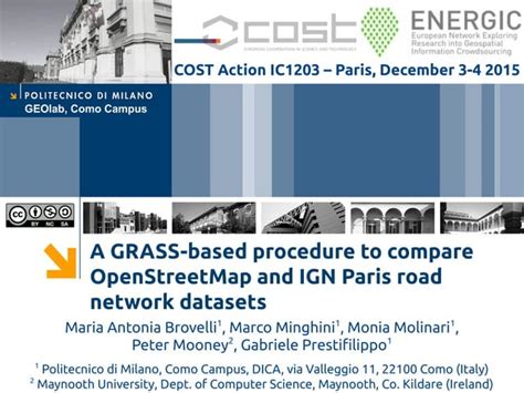 a grass based procedure to compare osm and ign paris road network