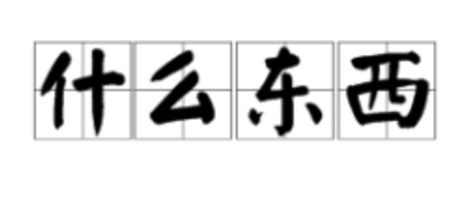 什么东西（短语）百度百科