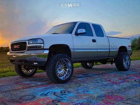 2000 Gmc Sierra 1500 Wheel Offset Aggressive 1 Outside Fender