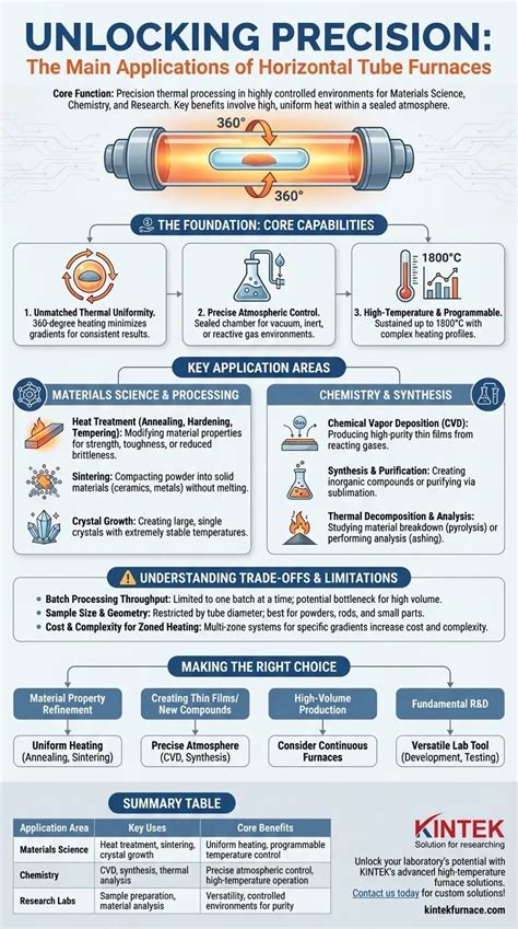 What Are The Main Applications Of Horizontal Tube Furnaces Achieve
