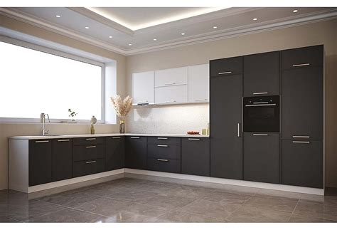 Кухненски шкаф горен с две врати Alba V60 тъмносиво • Модулна кухня Alba • Мебели Монема