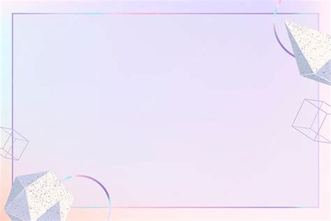 기하학적 모양 테두리 벡터 파스텔 배경 무료 벡터