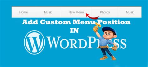 How To Add Custom Menu Position In WordPress Without Navwalker Class