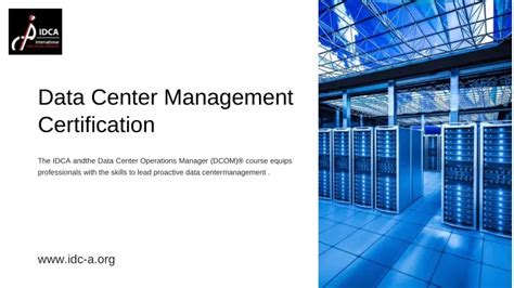 Ppt Data Center Management Certification Powerpoint Presentation Free Download Id 12572627
