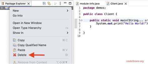 Delete A Project In Eclipse Ide On Macos And Windows Code2care