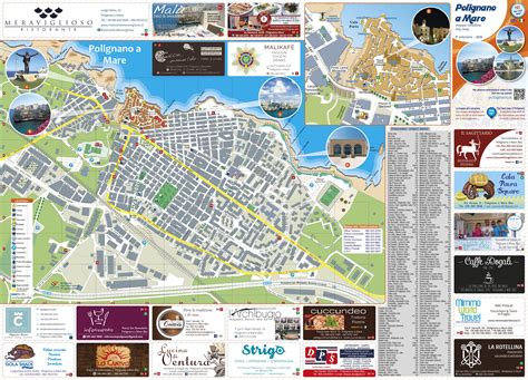 Mapa Turístico De Polignano A Mare