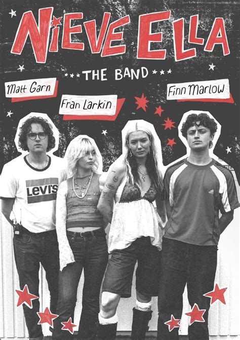 Nieve Ella Band Poster In 2025 Album Art Design Band Posters Graphic Design Infographic