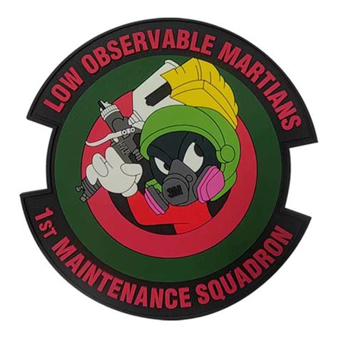 1 Mxs Low Observables Pvc Patch 1st Maintenance Squadron Patches