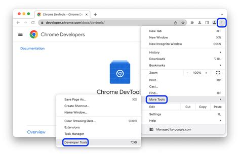 buka chrome devtools chrome for developers