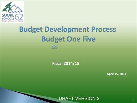 Ppt Budget Development Process Budget One Five Powerpoint