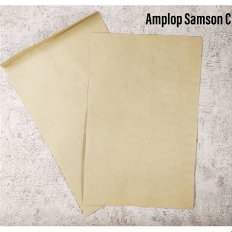 Jual Amplop Coklat Samson C Shopee Indonesia