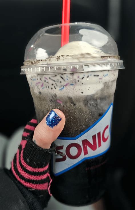 The Sonic Solar Eclipse Slush Not Pictured The Solar Eclipse Glasses That Came With It R