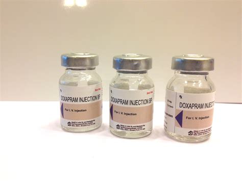 Doxapram Manufacturer Doxapram Hydrochloride Injection Usp Exporter