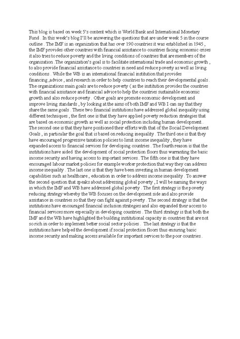 Pol3045s Blog 4 Summary Global Inequality A New Approach For The Age Of Globalization This