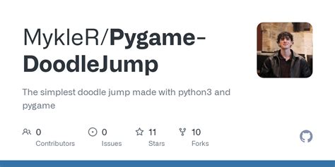 GitHub MykleR Pygame DoodleJump The Simplest Doodle Jump Made With Python And Pygame