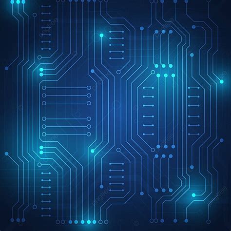 Circuit Board Technology Background Abstract Component Cyberspace Vector Abstract Component