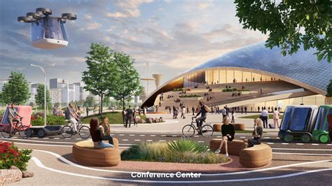 BIG Designing Ground To Air Driverless Vehicle For American Desert City Telosa