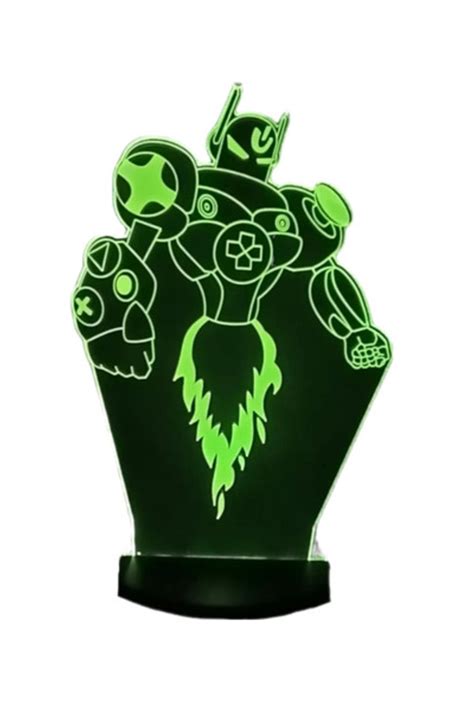 Ripley Lampara Ilusion 3d Robot De 7 Colores