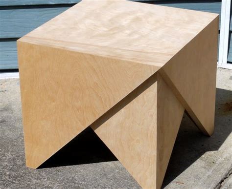 Cube Table By Woodknack SimpleCove