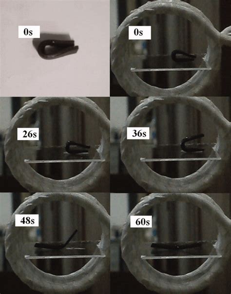 A Typical Process Of Shape Memory Recovery Of Nanocomposites At 40 °c Download Scientific