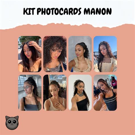 Kit Photocards Frente E Verso Fanmade Katseye Manon Shopee Brasil