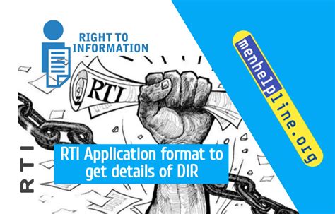 RTI Application Format To Obtain Information Related To Incident Report Under DV Act Men