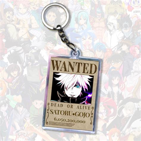 Jual Gantungan Kunci Ganci Key Chain Anime Wanted Untuk Gantungan Tas Kunci Motor Mobil