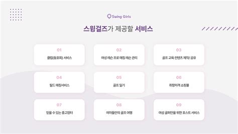 스윙걸즈 여성 전용 골프 커뮤니티