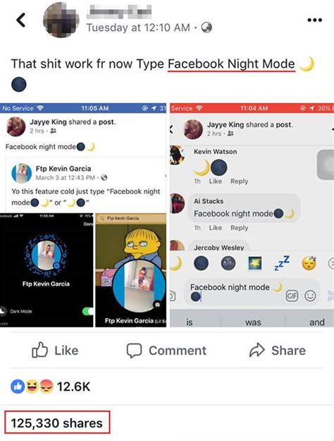 【facebook night mode真相大公开 】想启动「夜间模式」必须有这个条件和这样做 内有教学步骤