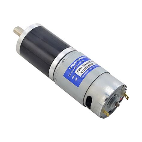 Motorreductor Cepillado De 24v Cc 30 Kgcm46rpm Con Caja De Cambios Planetaria 7201 Pa36