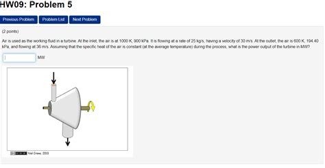 Solved Hw09 Problem 5 Previous Problem Problem List Next