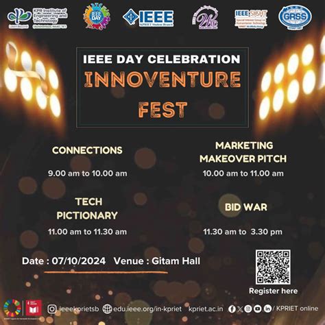 Innoventure Fest Ieee Day Celebrations 2024 Edition Ieee Kpriet Sb