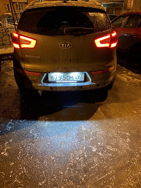 # 31 Подсветка номера — KIA Sportage (3G), 2 л, 2011 года | аксессуары ...