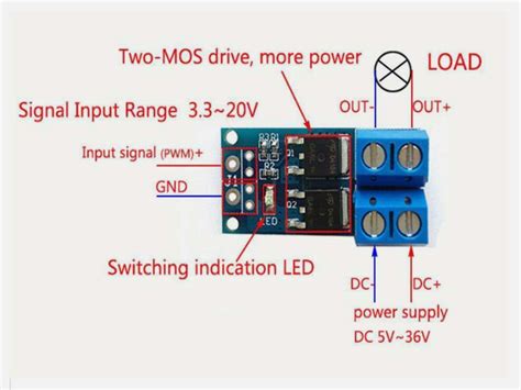 MOSFET Module With PWM General Electronics Arduino Forum